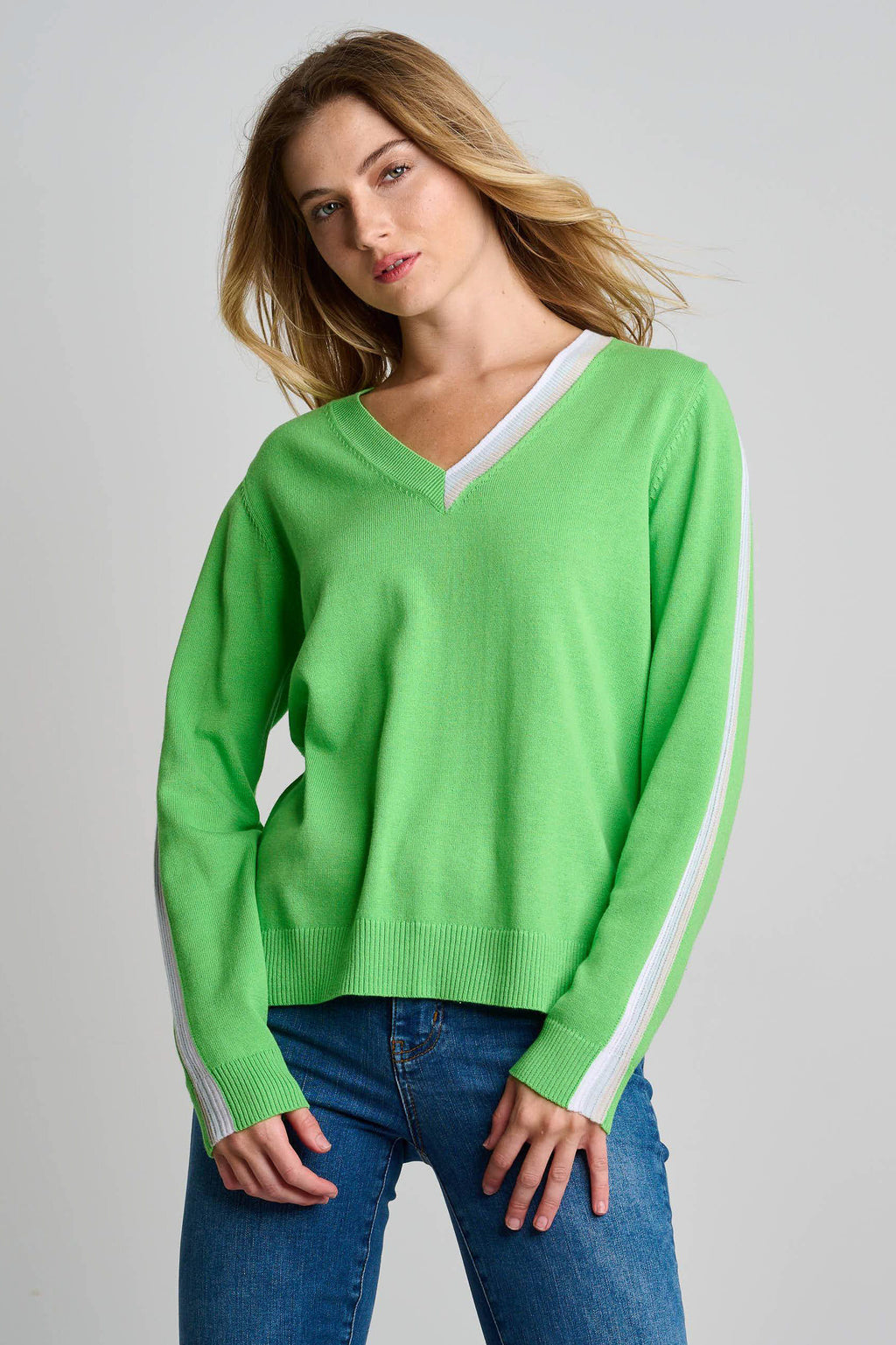 Color Code 100% Cotton Sweater | Colorful Sweater | LISA TODD